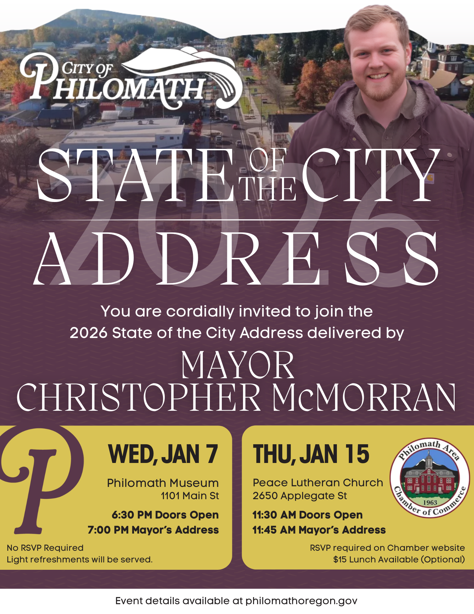 2026 State of the City Address | City of Philomath, Oregon